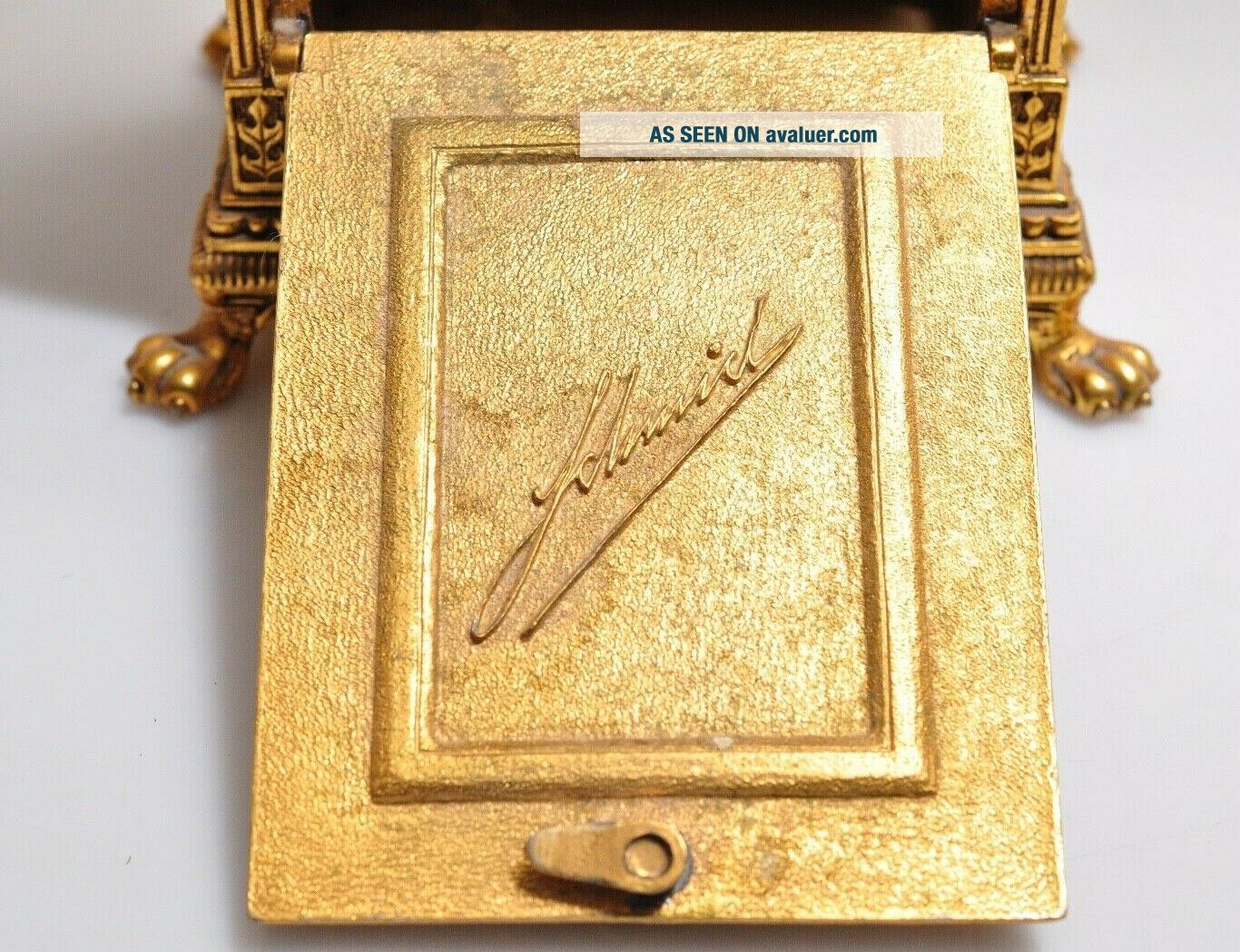 Vintage W&A Schmid Schlenker 8 Day Mantle Clock NR | #997111