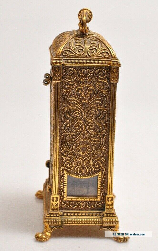 Vintage W&A Schmid Schlenker 8 Day Mantle Clock NR | #997111