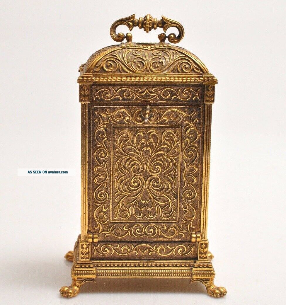 Vintage W&A Schmid Schlenker 8 Day Mantle Clock NR | #997111