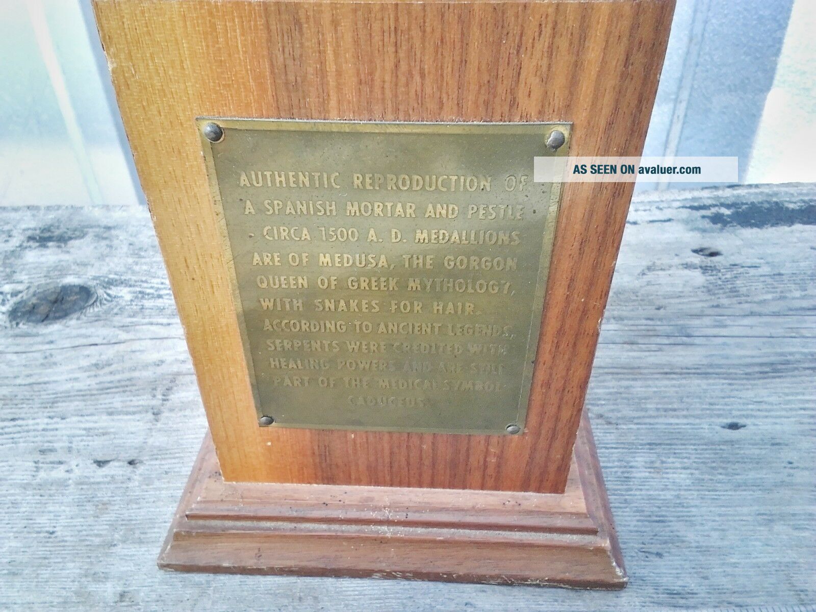 Vintage 1957 Rexall Drug " Outstanding Achievement " Award Hermes ...