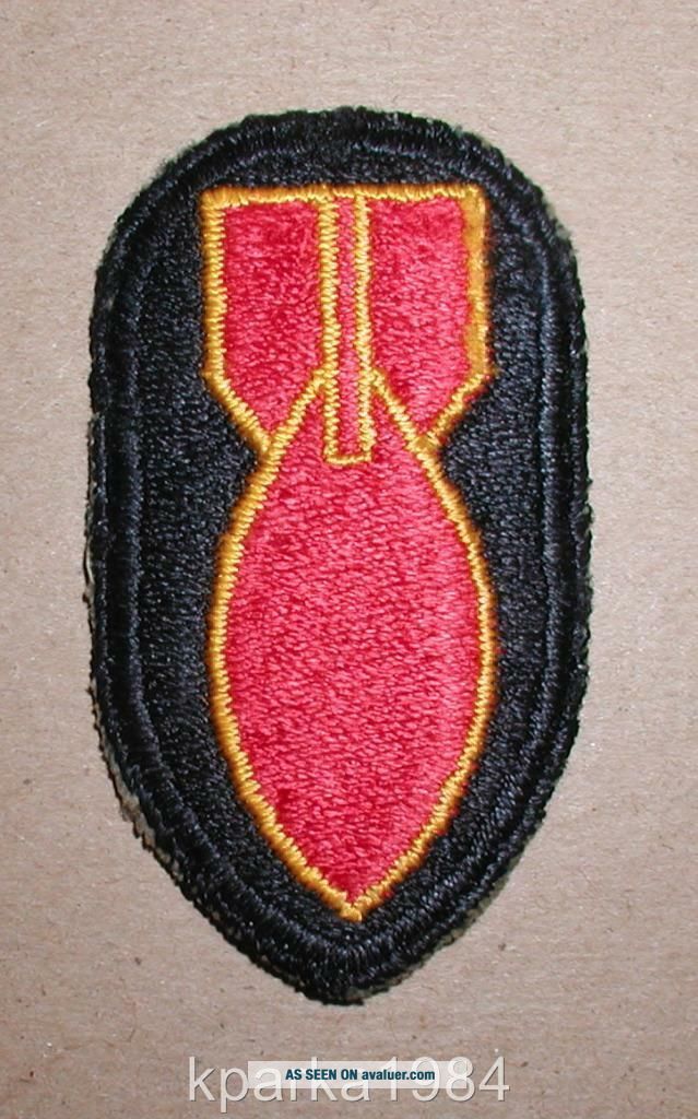 WW2 ERA US ARMY BOMB DISPOSAL UNIT PATCH | #1010680