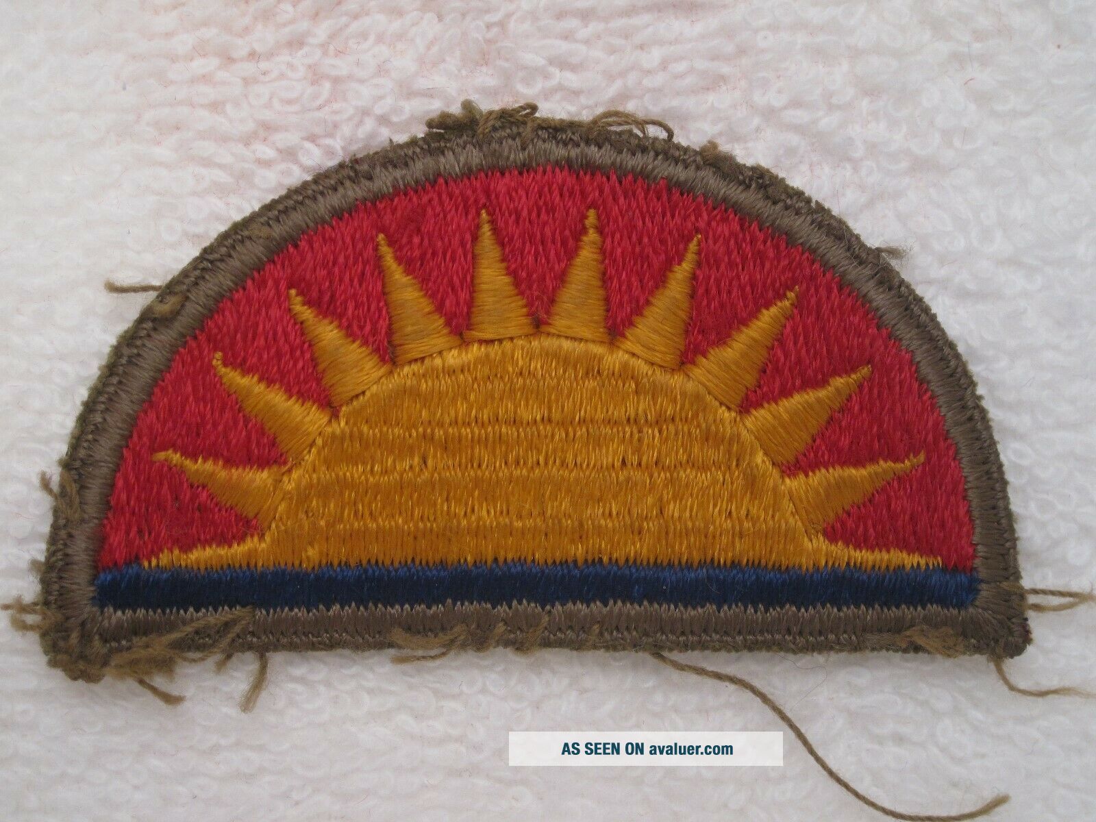 GREENBACK WW II US ARMY 41ST INFANTRY DIVISION VINTAGE PATCH | #1014221