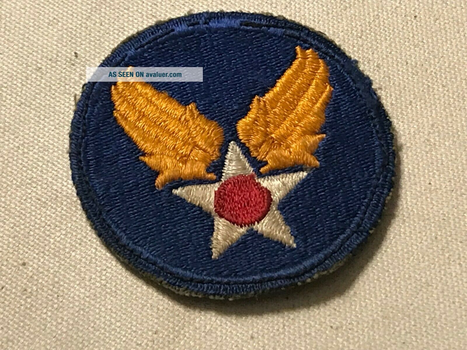 Vintage WWII US Army Air Force Shoulder Sleeve Insignia Hap Arnold ...