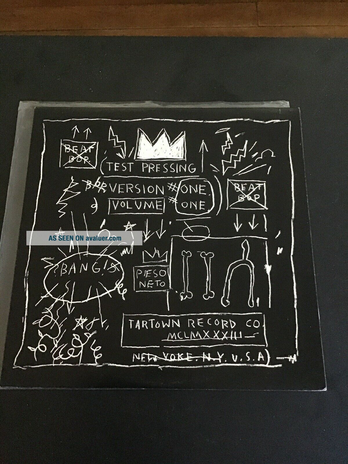 Beat Bop Test Pressing Basquait Cover Hip Hop Rare Collectible Tartown ...