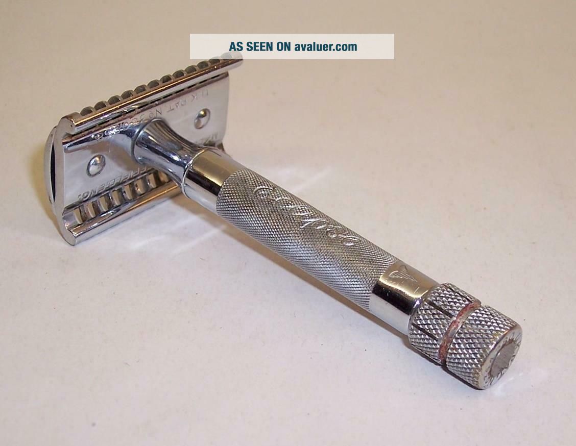 RARE Vintage ECLIPSE Red Ring SAFETY RAZOR Sheffield ENGLAND | #1048438
