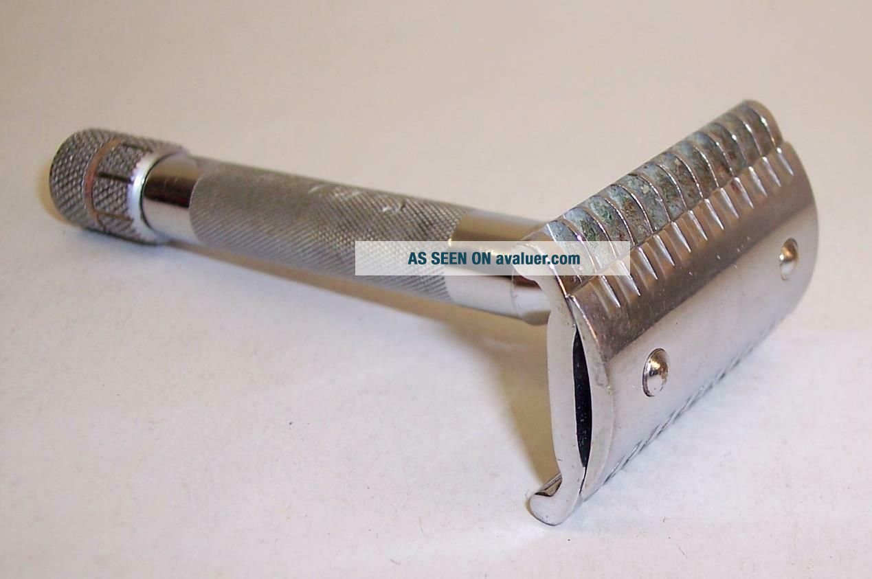 RARE Vintage ECLIPSE Red Ring SAFETY RAZOR Sheffield ENGLAND | #1048438