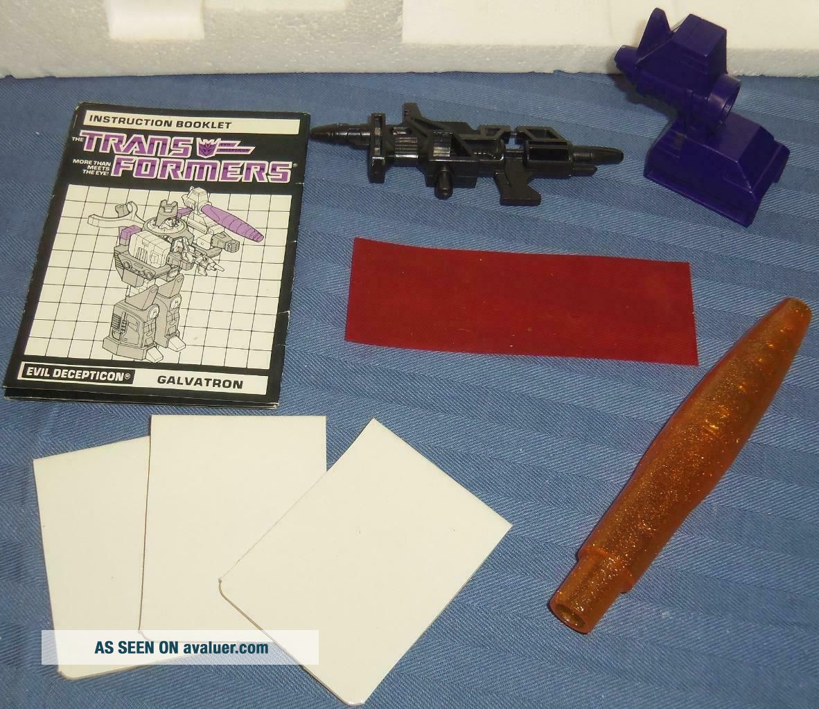 Vintage 1986 Transformers G1 Galvatron Complete Action Figure CIB ...
