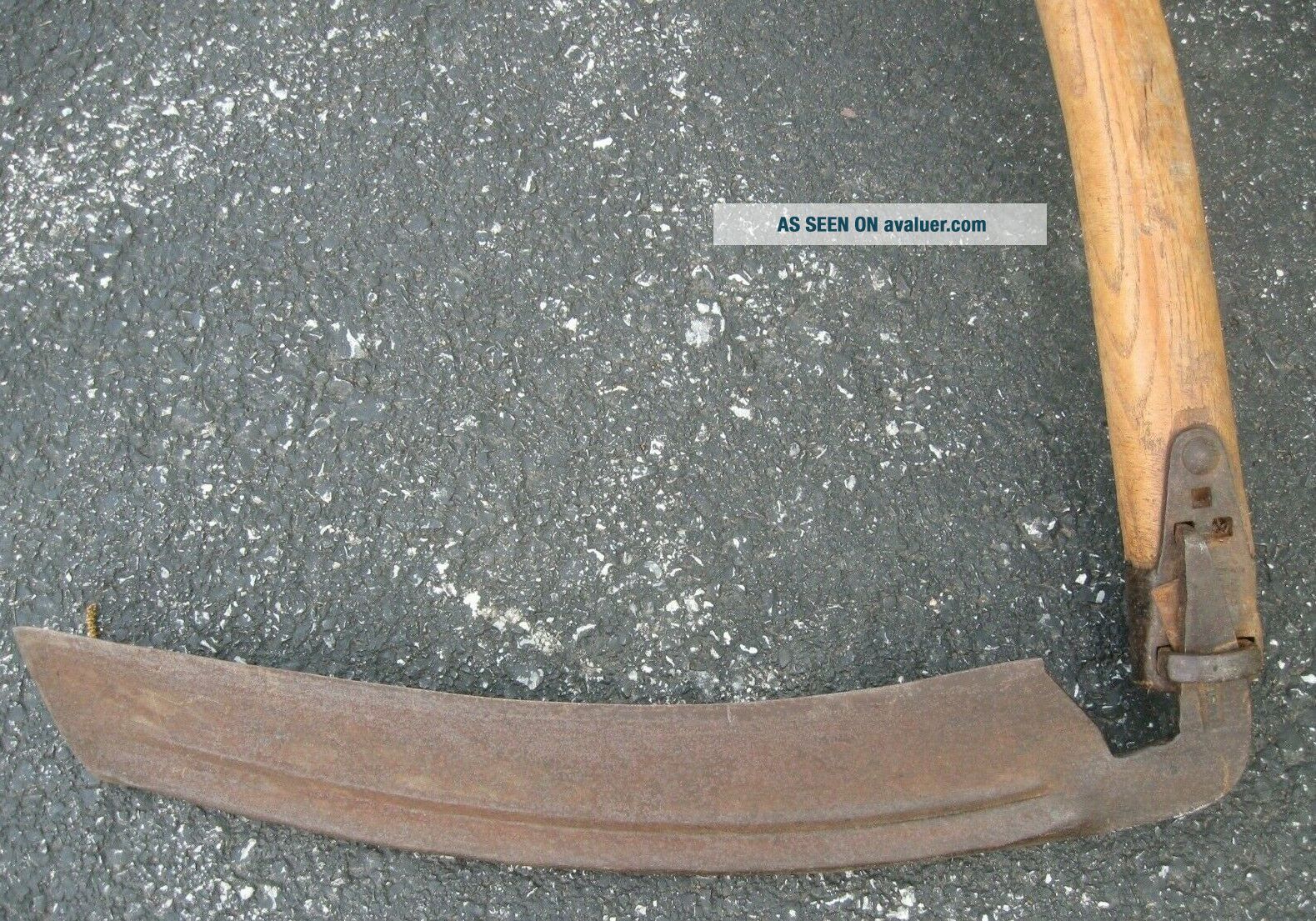 Good Functional Scythe, Vintage Farm Tool W/ Austrian Brush Blade ...