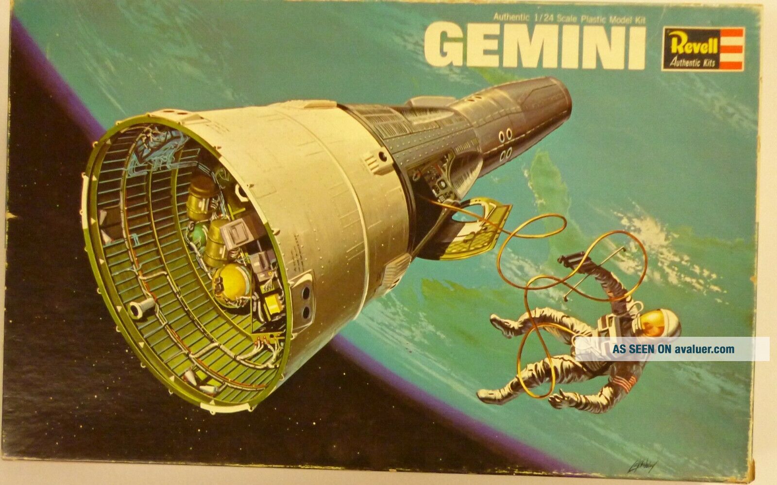 Revell 1/24 Gemini Space Capsule Model Kit Vintage 1965, 1/48 Gemini ...