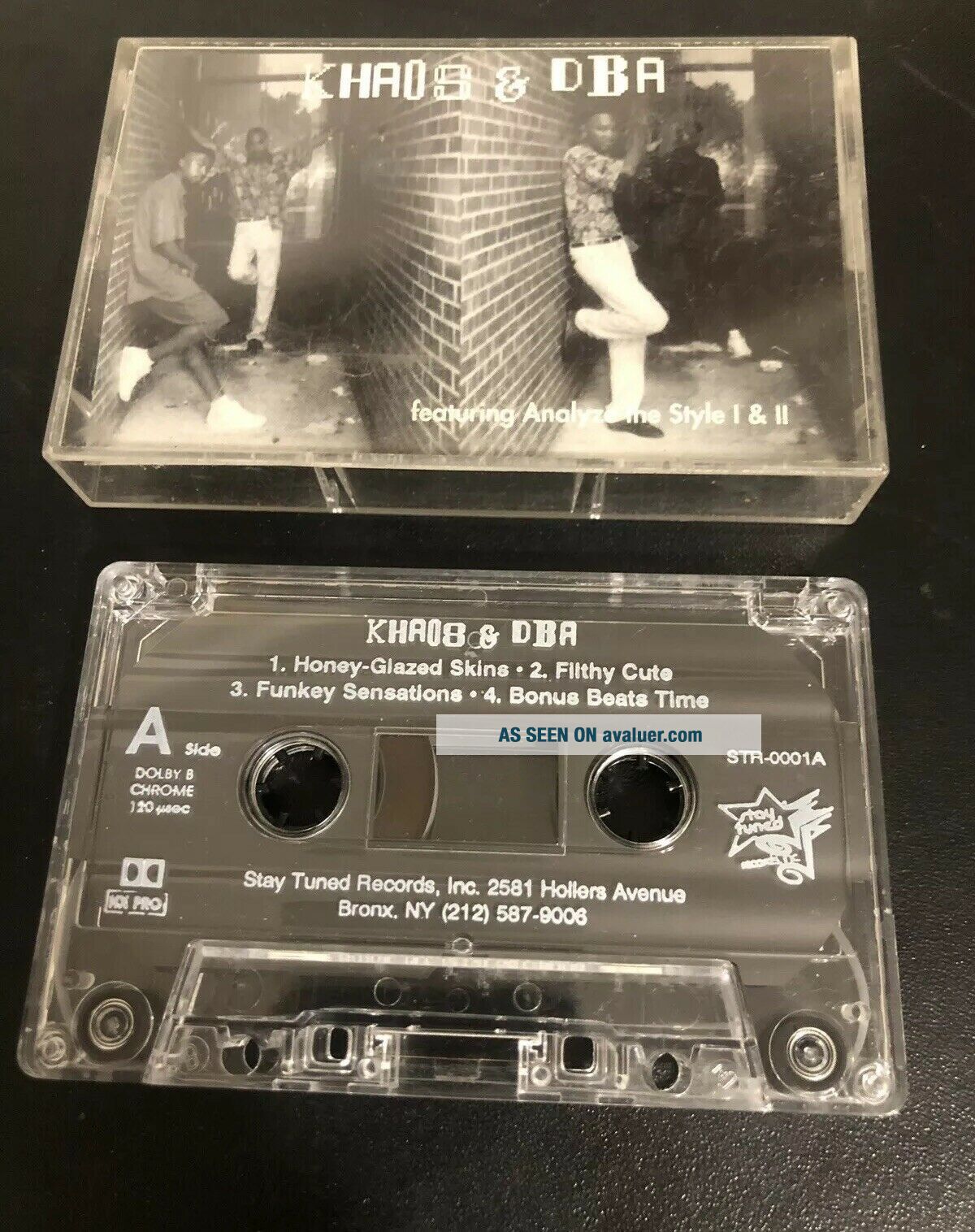 Khaos & DBA Cassette Tape Rap Rare Private Indy 1992 Stay Tuned Records ...