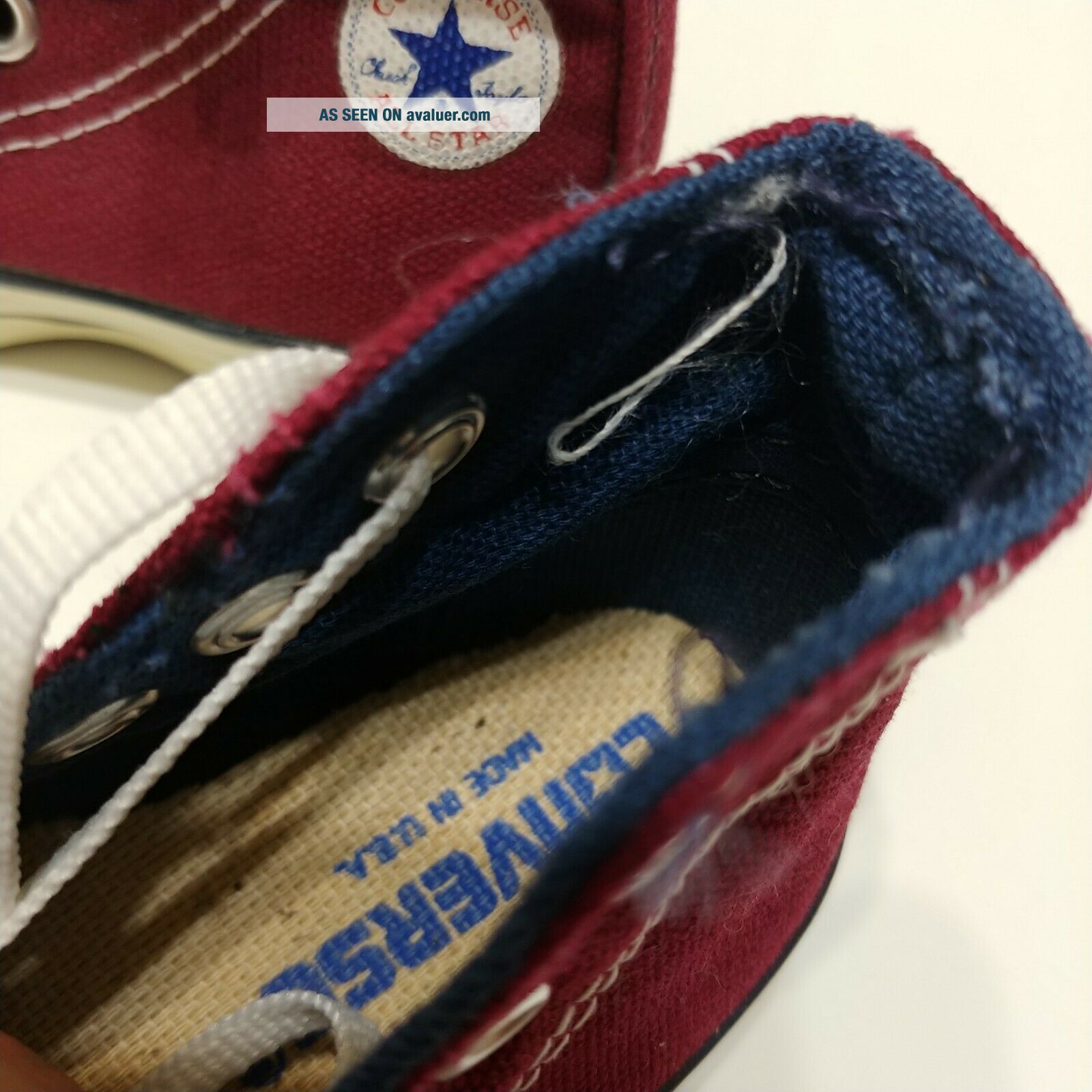 Converse Small Star HI Made In USA Canvas Sneakers Vintage 1990s Child ...
