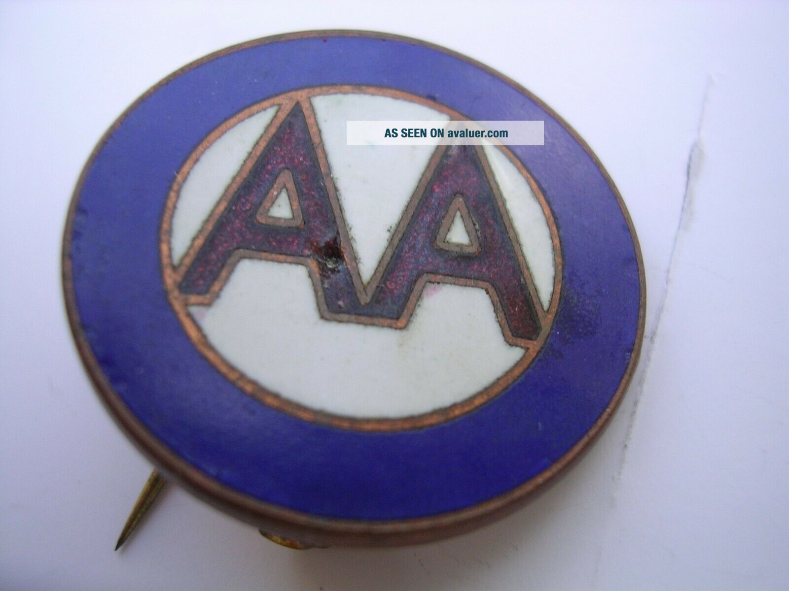 WW II DI Antiaircraft AAA Artillery PB No HMK Pin Crest Badge | #1093419