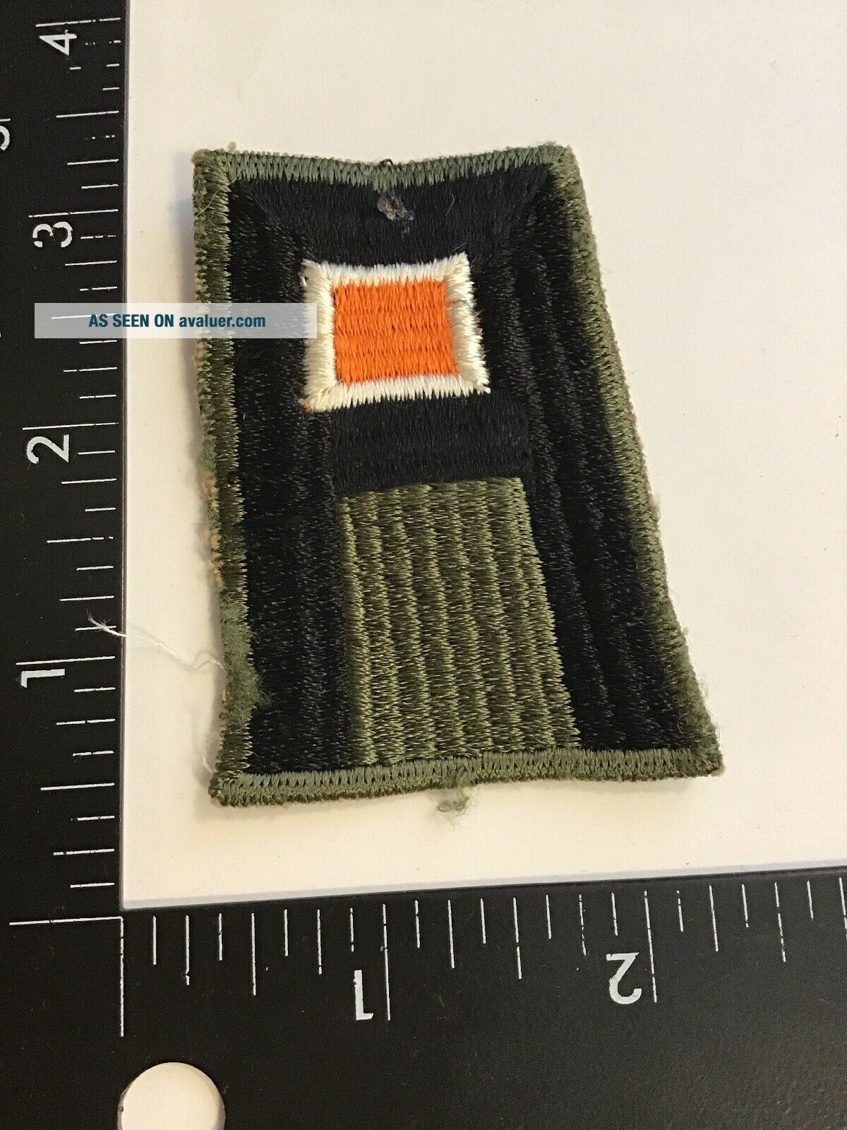 WW2 US Army 1st Army Signal Cut Edge Patch No Glow | #1102882