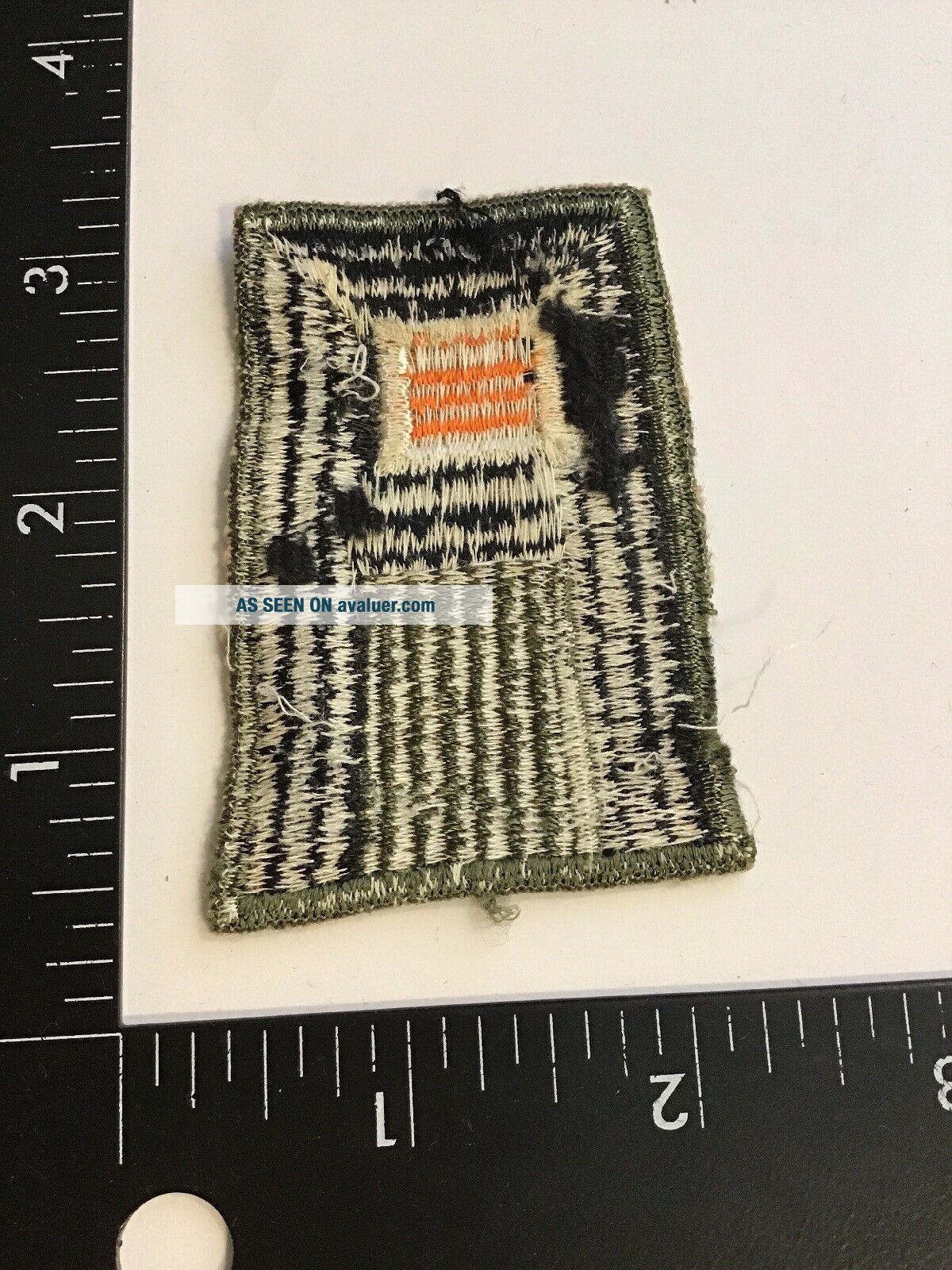 WW2 US Army 1st Army Signal Cut Edge Patch No Glow | #1102882
