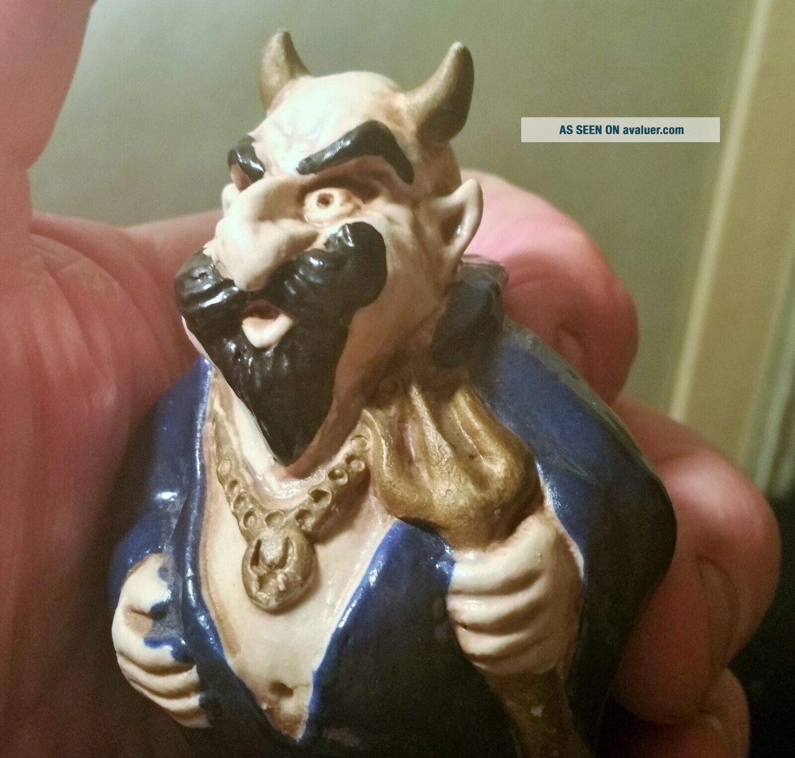 DEVIL Whistle Vtg Studio Art Pottery Steven McGovney Musical Seattle ...