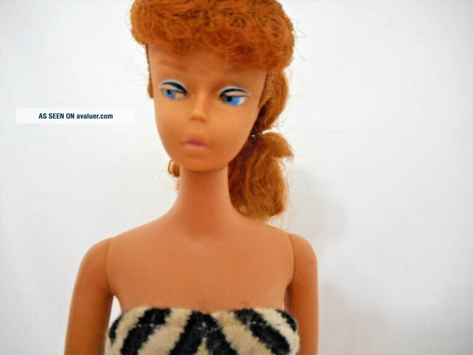 Vintage1960 ' S Straight Leg Solid Torso Ponytail Barbie 4 Doll W ...