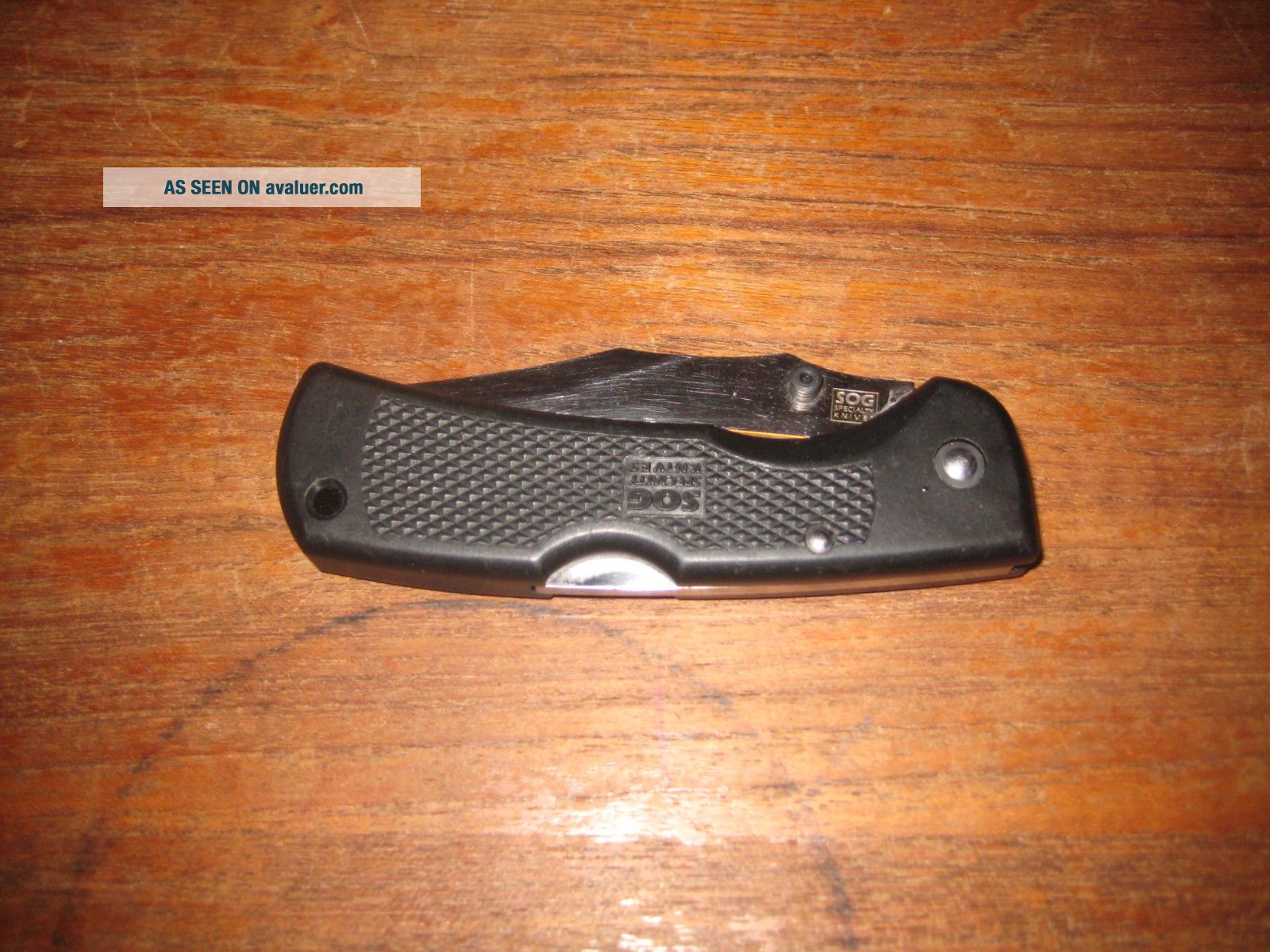 SOG Specialty Knives Vintage Magnadot Bushcraft EDC Plain Edge Knife ...
