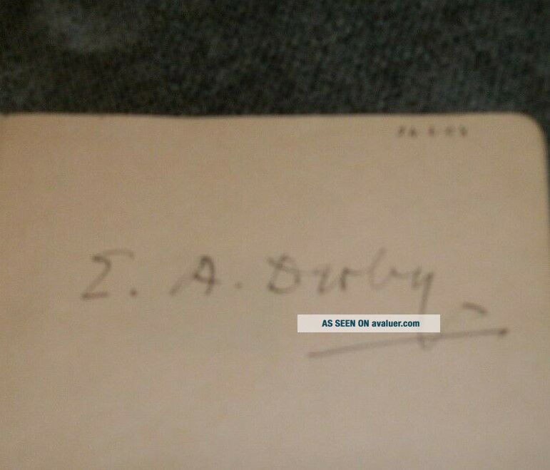 RARE 1908 THE PALACE, Norwich (England) AUTOGRAPH BOOK - Famous People ...