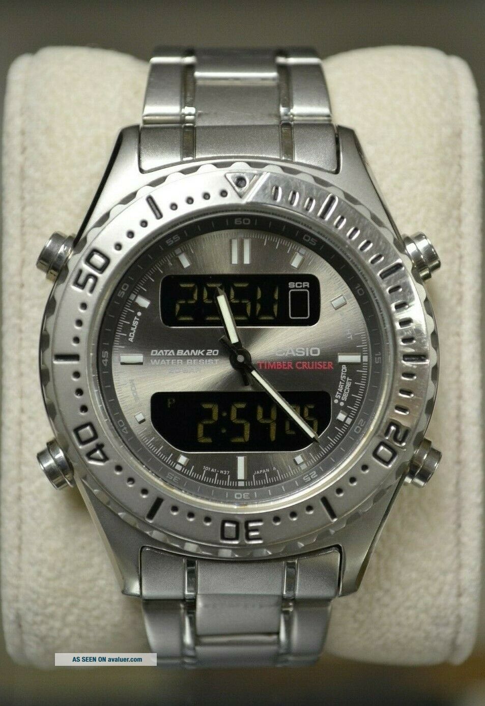 CASIO TIC - 110 TIMBER CRUISER ANALOG/DIGITAL RARE JAPAN VINTAGE DATA ...