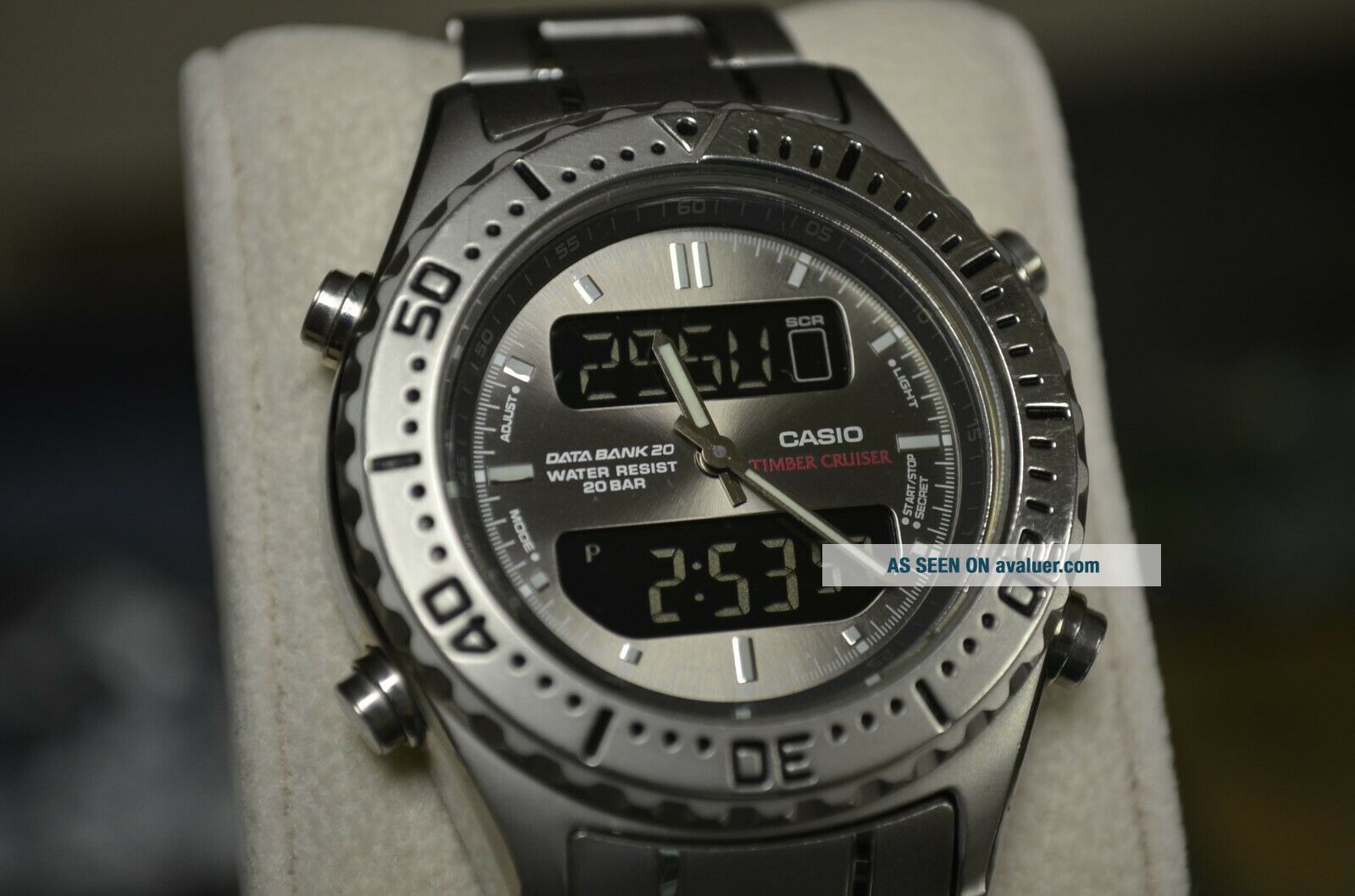 CASIO TIC - 110 TIMBER CRUISER ANALOG/DIGITAL RARE JAPAN VINTAGE DATA ...