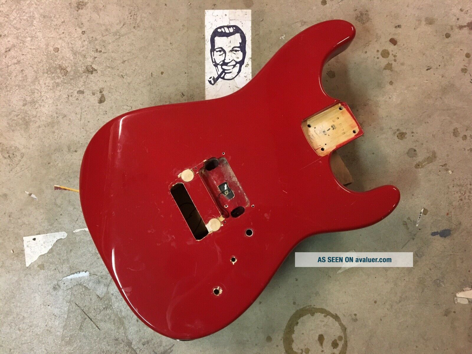 1987 Vintage Charvel Japan Model 2 Red Electric Guitar Body Project ...