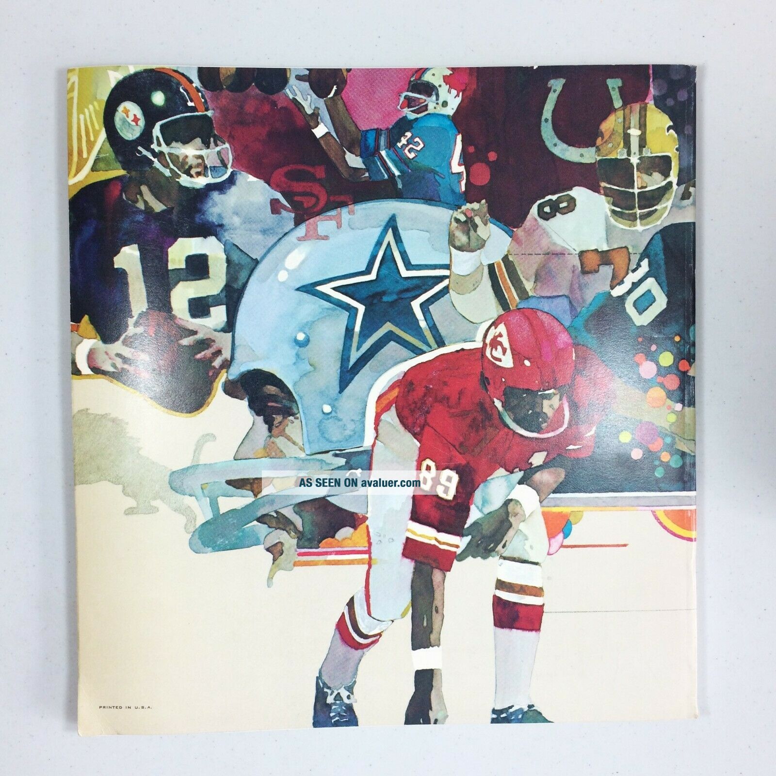 Vtg 1972 NFL Action Football Sunco Gas 144 Sticker Stamp Book Booklet ...