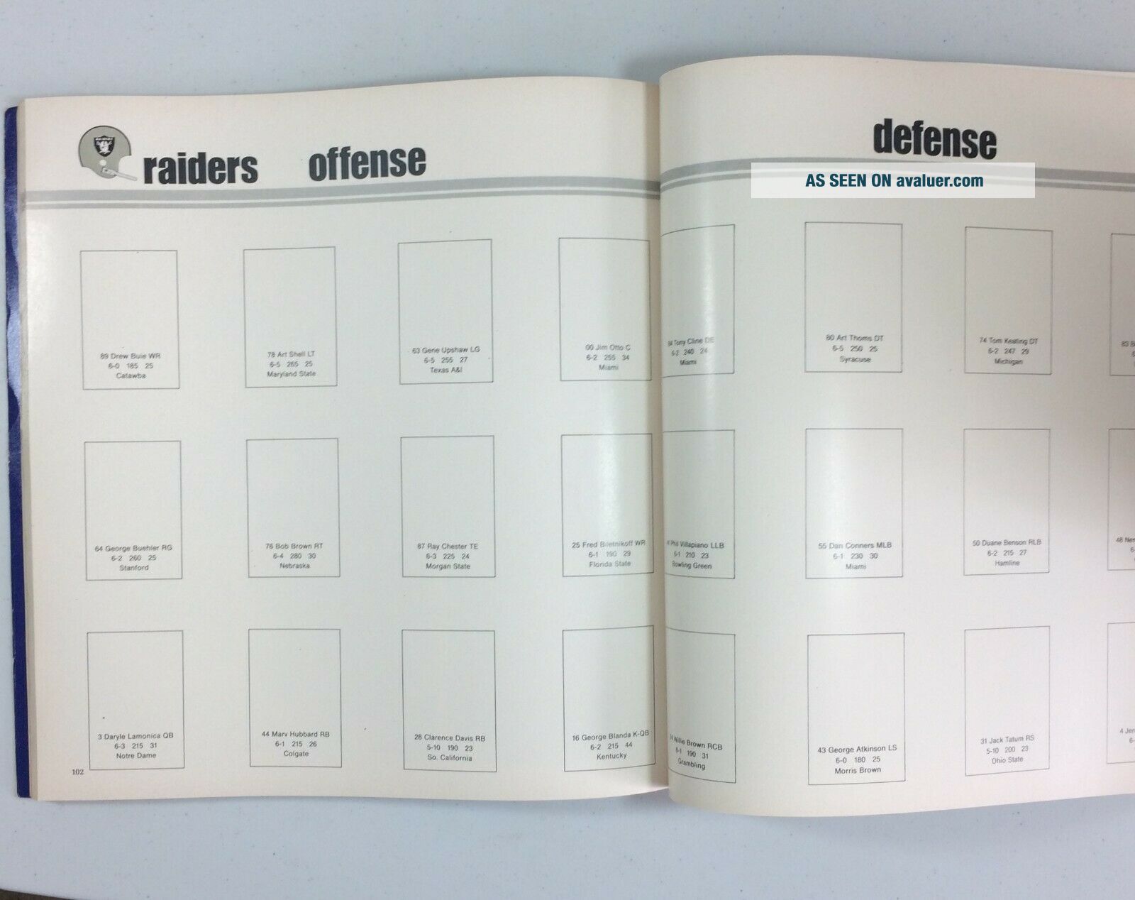 Vtg 1972 NFL Action Football Sunco Gas 144 Sticker Stamp Book Booklet ...