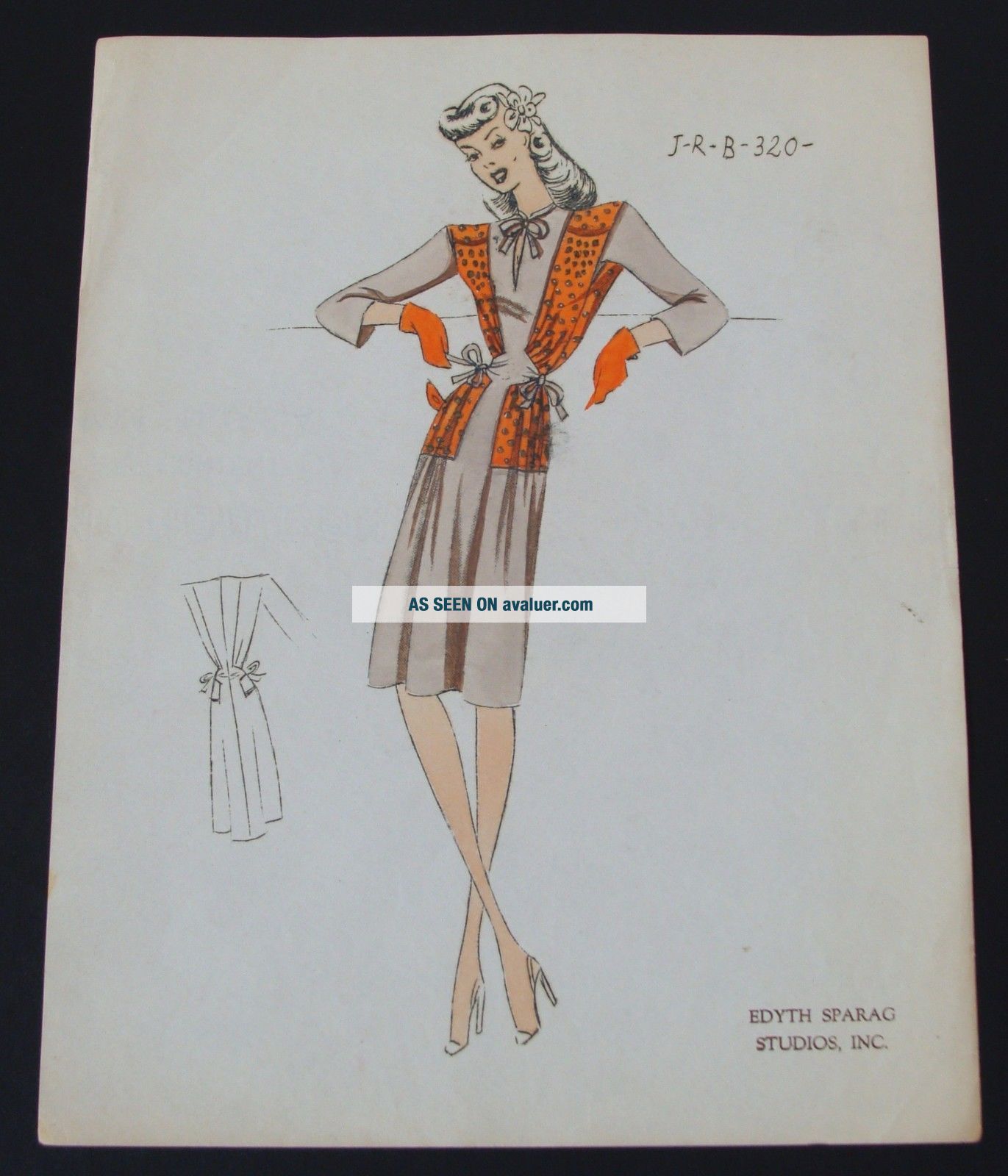 1940 ' S Vintage Fashion Design Print 11 Edyth Sparag Studios | #1252342